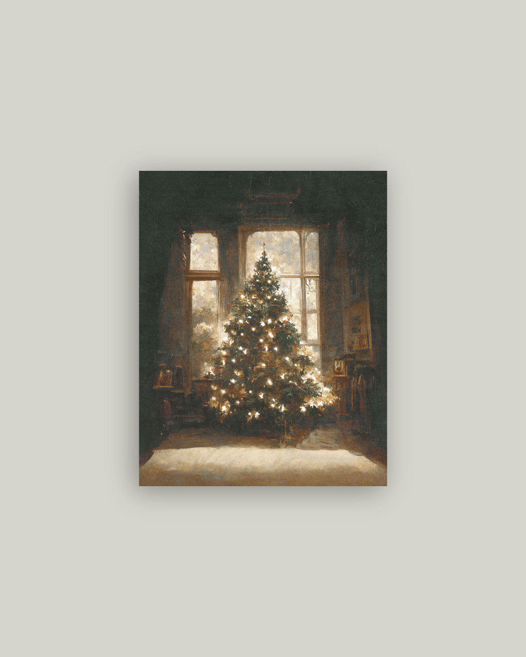 Glowing Christmas Tree Artist Board – Petal Lane Home